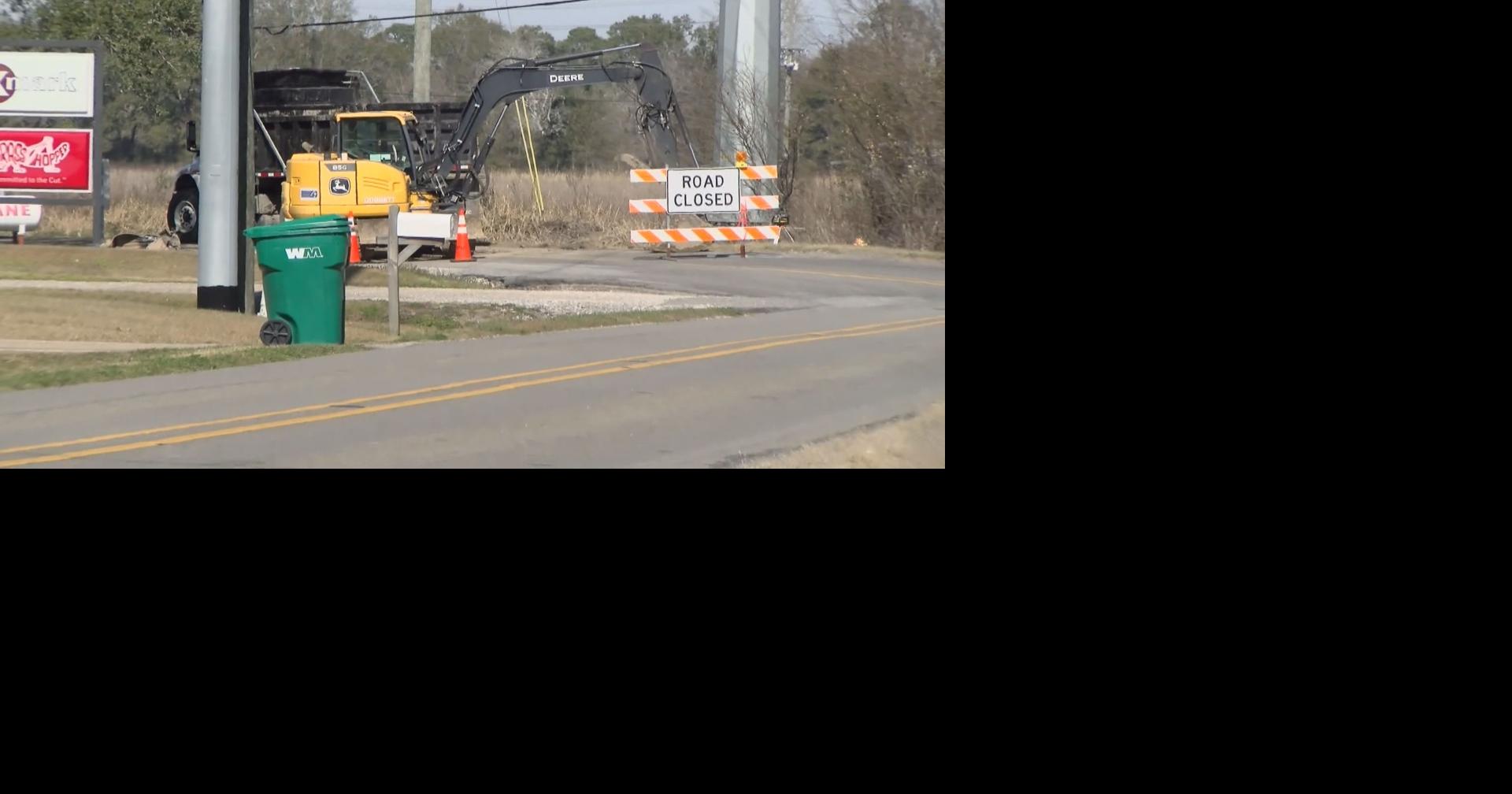 Section of Bonin Road in Youngsville closed for drainage repairs ahead ...