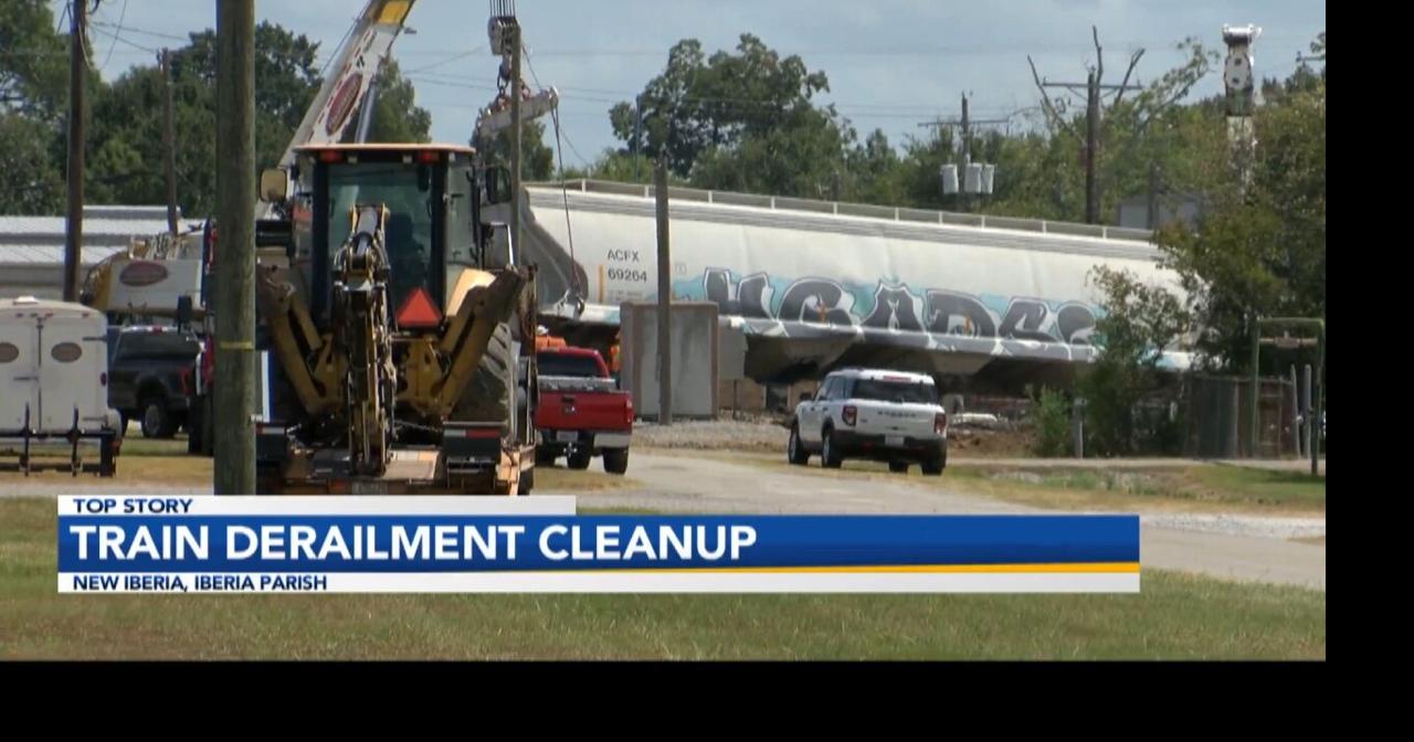 2 weeks after New Iberia train wreck, clean up is finally finished ...