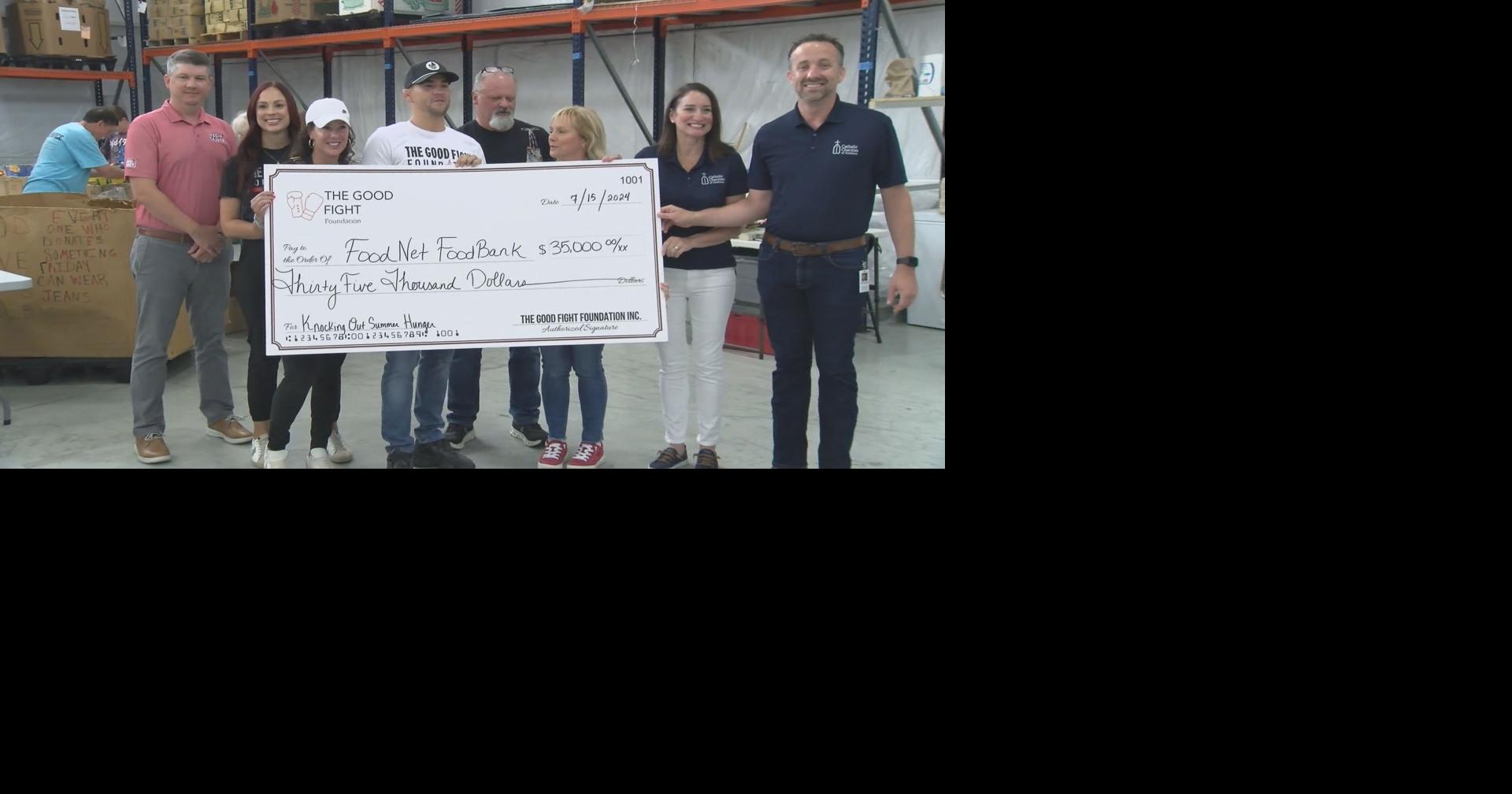 UFC fighter Dustin Poirier donates $35,000 to Food Net | Local | kadn.com