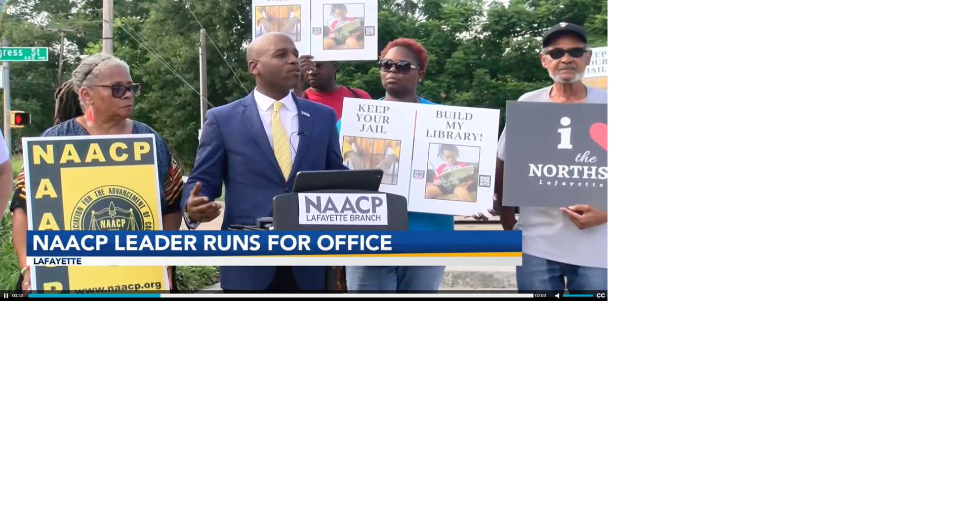 Lafayette NAACP President first to throw his hat in the race for ...