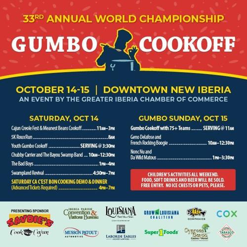 World Championship Gumbo Cook-Off Back In Downtown New Iberia For 33rd ...