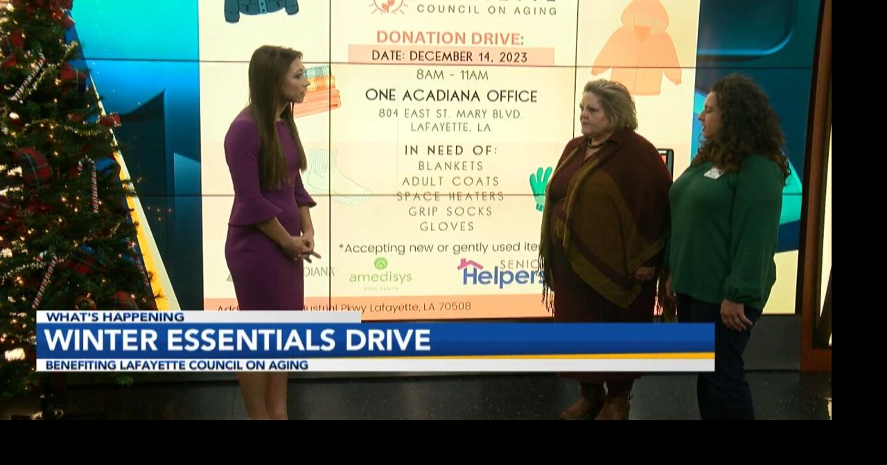 Winter Coat Essentials Drive at One Acadiana December 14th | Features ...