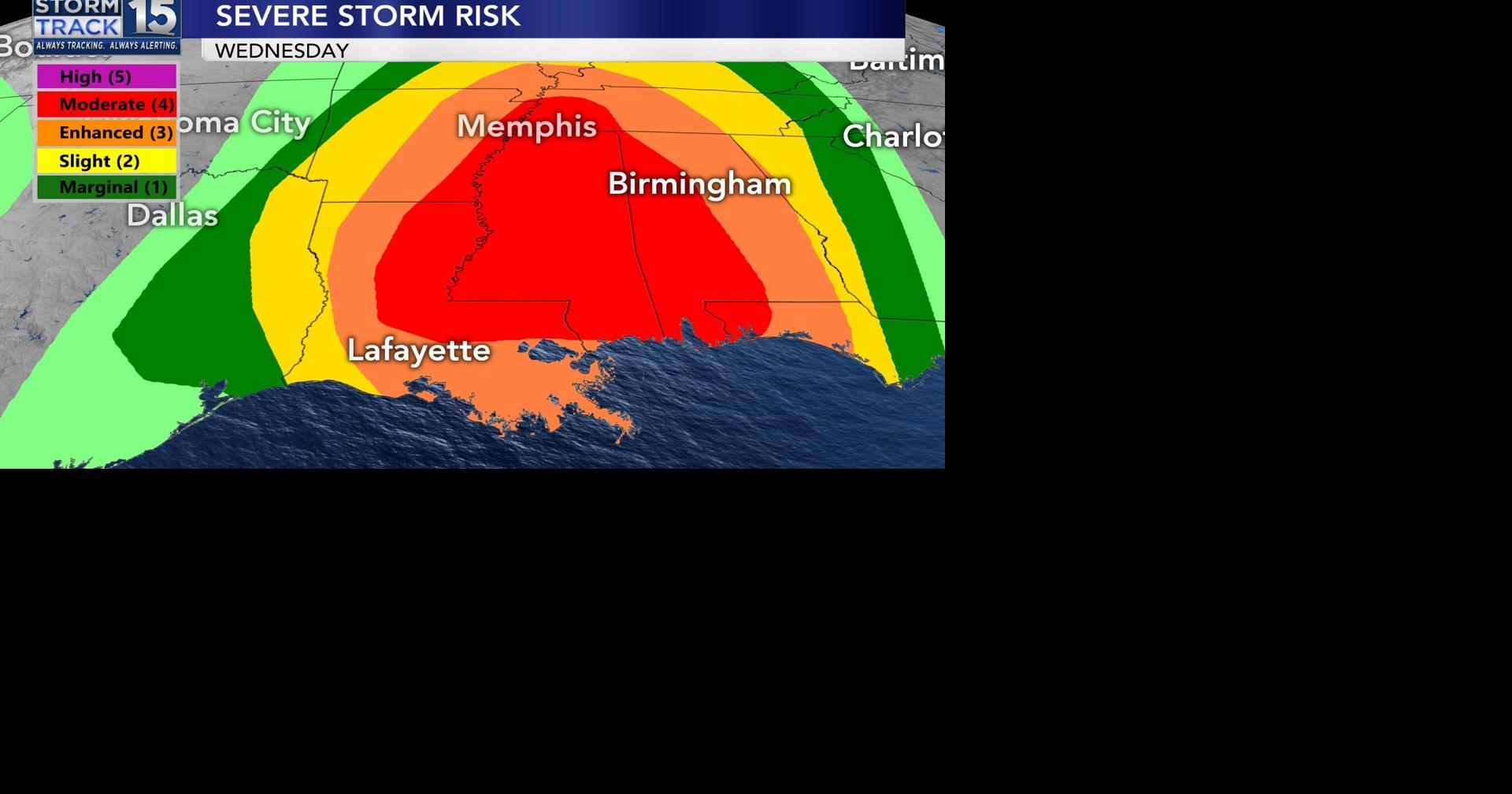 Storm Track 15 Is Monitoring Severe Weather In Acadiana | Weather ...