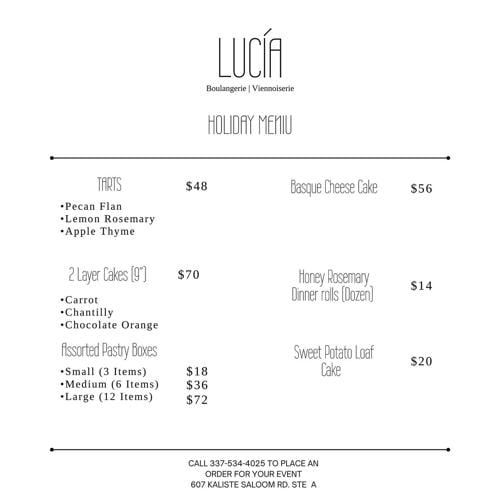 What's For Lunch? Lucia Bakehouse Bringing Viennoise-Style Baking to ...