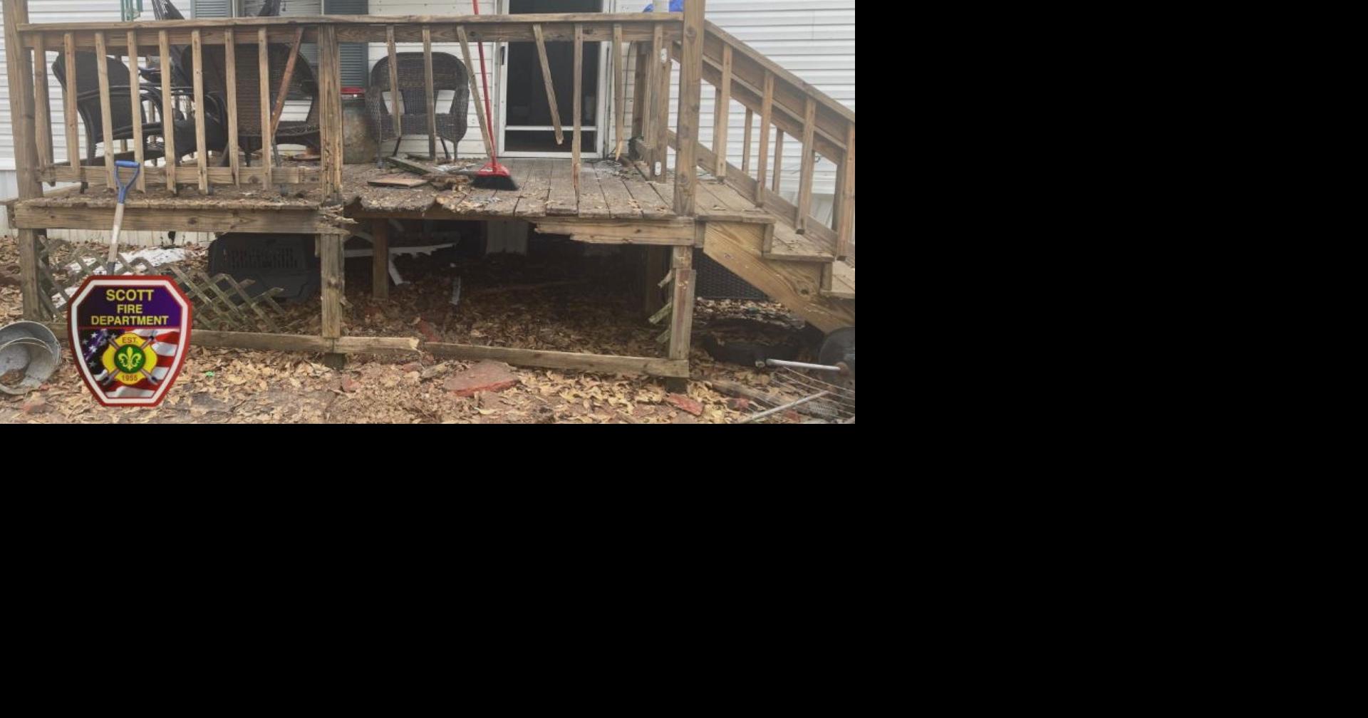 Propane tank explosion in Scott severely damages home; no injuries ...