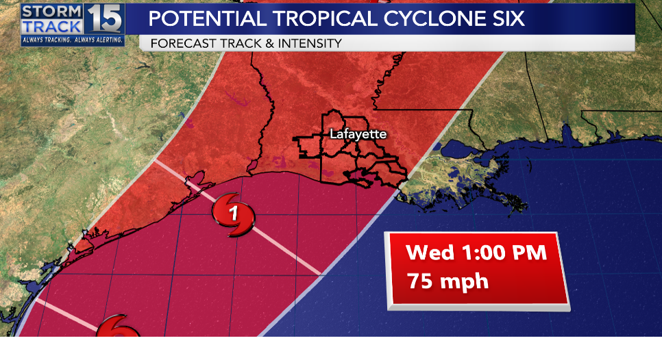 Tracking Potential Tropical Cyclone Six in the Gulf | Forecast | kadn.com