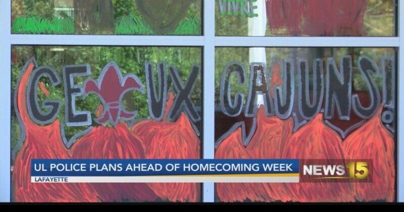 UL Police Plans Ahead of Homecoming Week | News | kadn.com