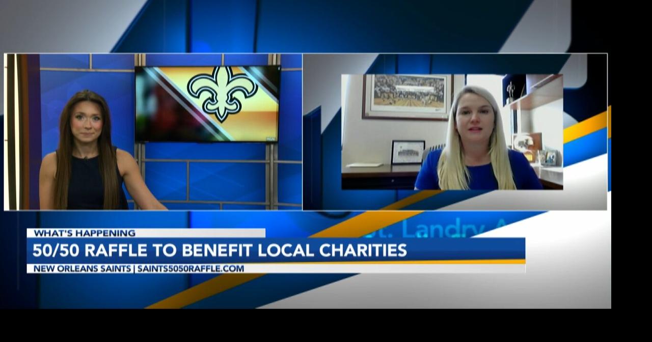 New Orleans Saints Kick Off 50/50 Raffle To Support Over 20 ...