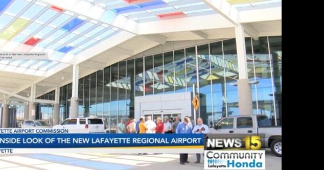 Lafayette Regional Airport opens new gate, nears completion of terminal ...