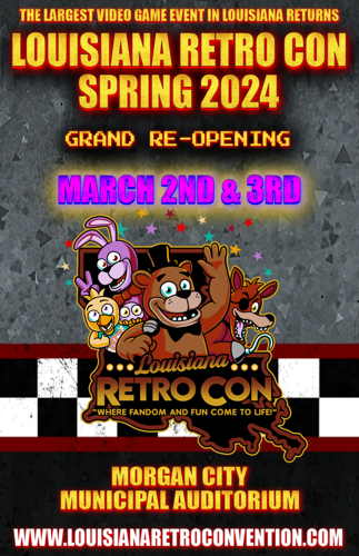 Tickets On Sale Now For Louisiana Retro Con in Morgan City | Features ...