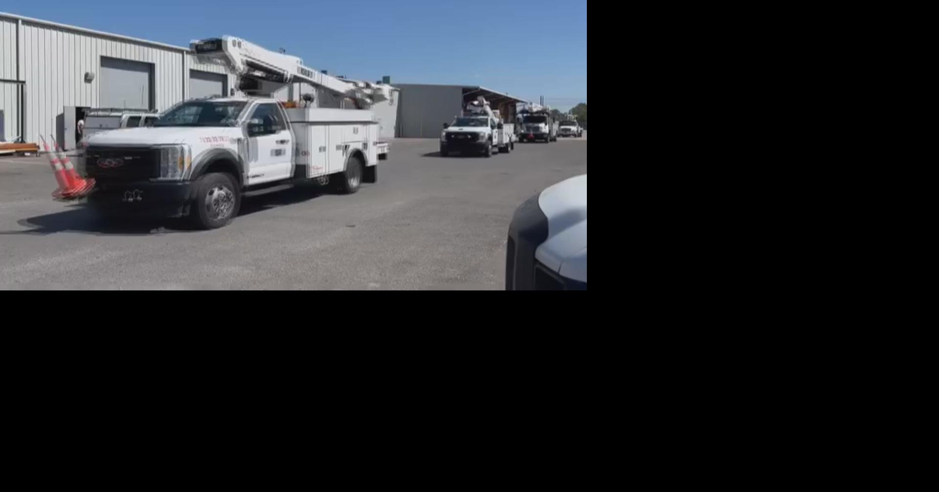 LUS linemen leave for Florida ahead of Hurricane Milton | Tracking The ...