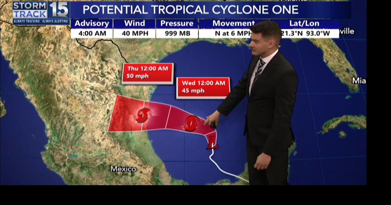 Tracking Potential Tropical Cyclone One and Tropical Downpours For ...