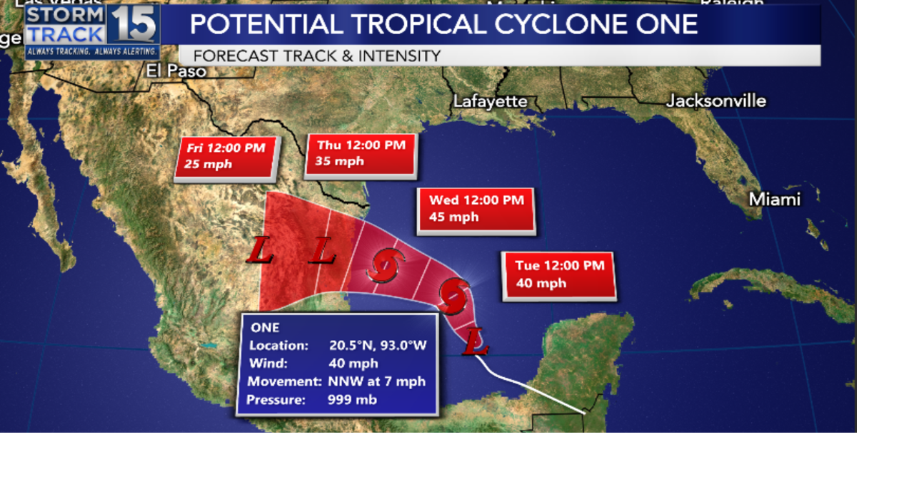 Tropical Storm Watches issued for Texas, Mexico ahead of likely future ...