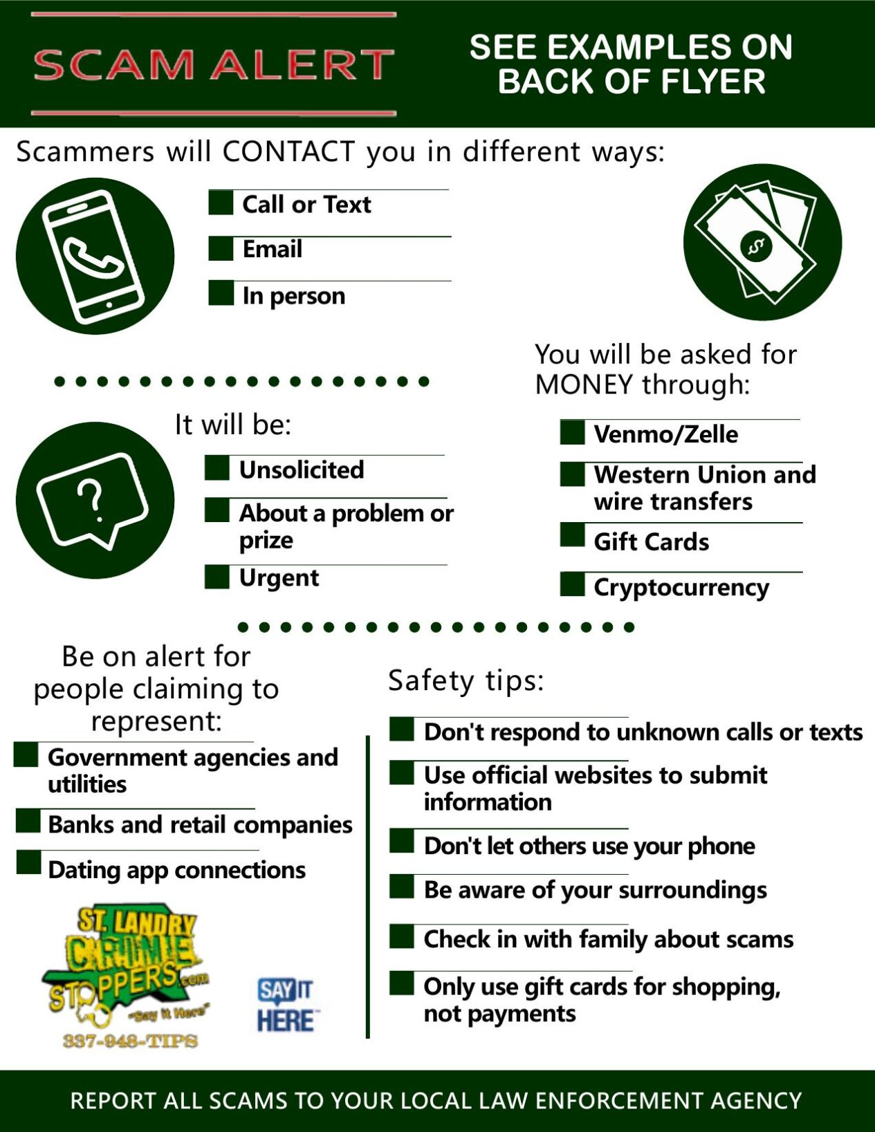 St. Landry Parish issues scam alert after some victims report major ...