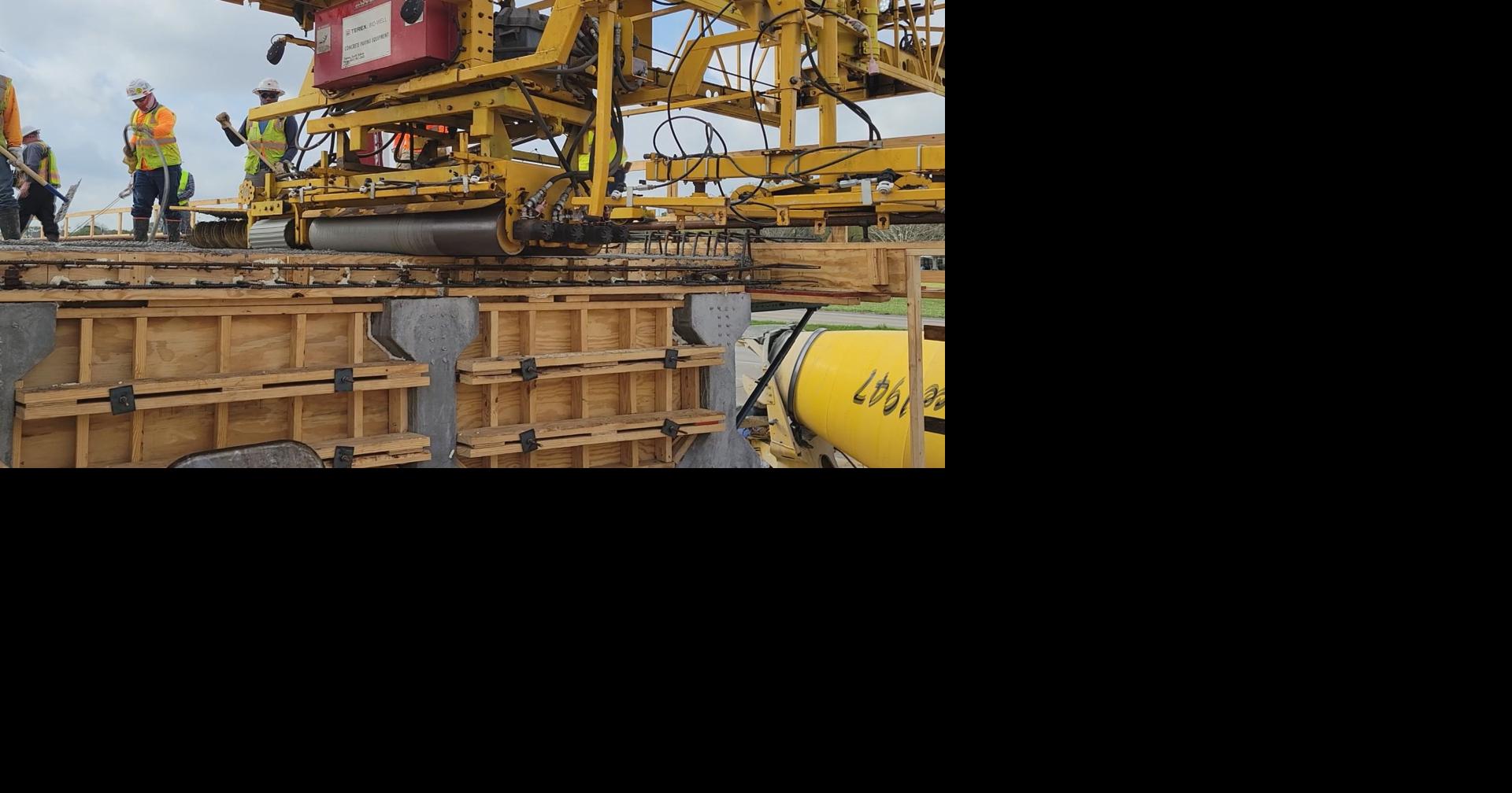 DOTD begins I-10 Bridge Deck Concrete Pouring | News | kadn.com