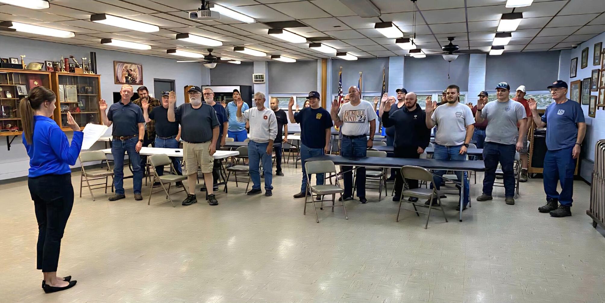 Over 20 firefighters sworn in as Fire Police to reinforce emergency ...