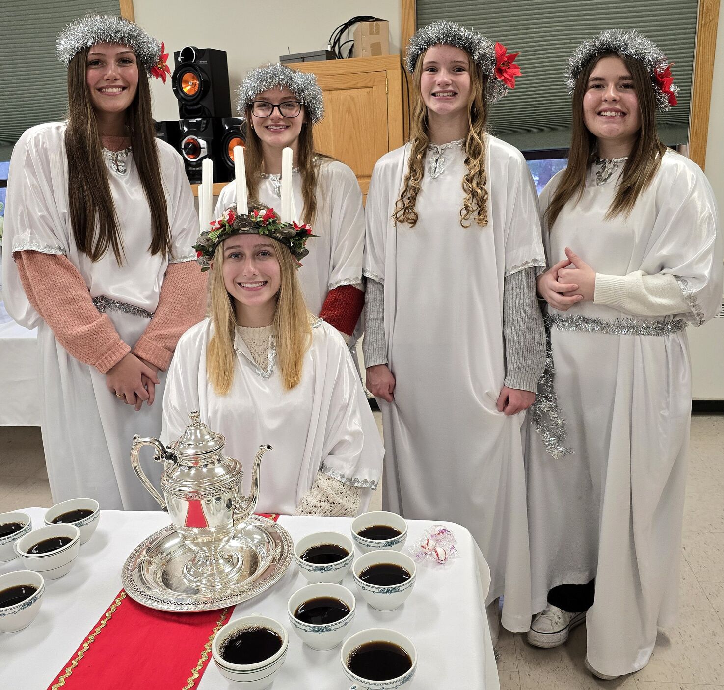 Sienna Conklin crowned as Lucia Bride at 59th Annual Lucia Festival ...