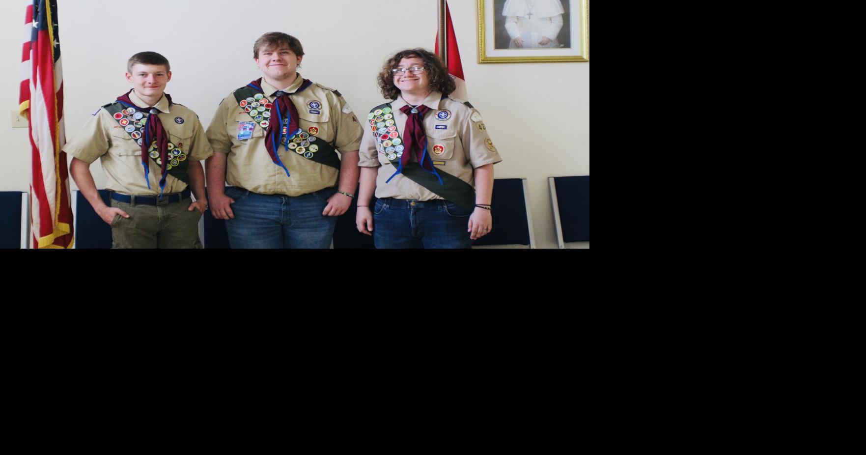 Three Scouts from Troop 427 achieve Eagle rank | News | kanerepublican.com