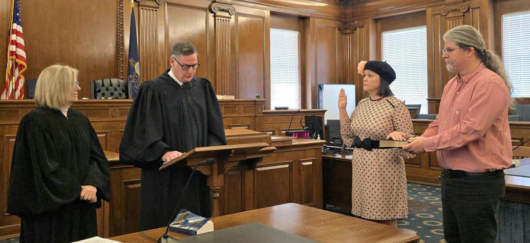 A new beginning for Mount Jewett: Mayor Kelly Barr Hughes takes office ...