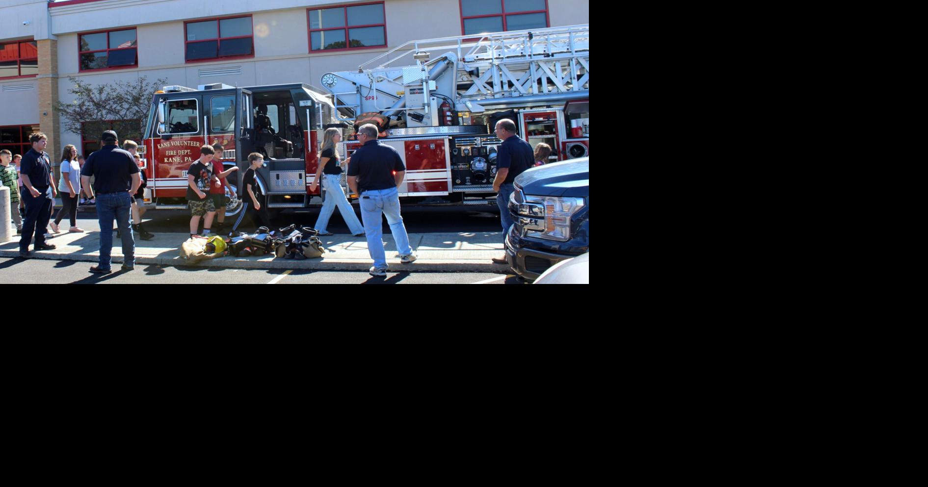 Kane Firefighters teach safety and showcase Tower 5 for Fire Prevention ...