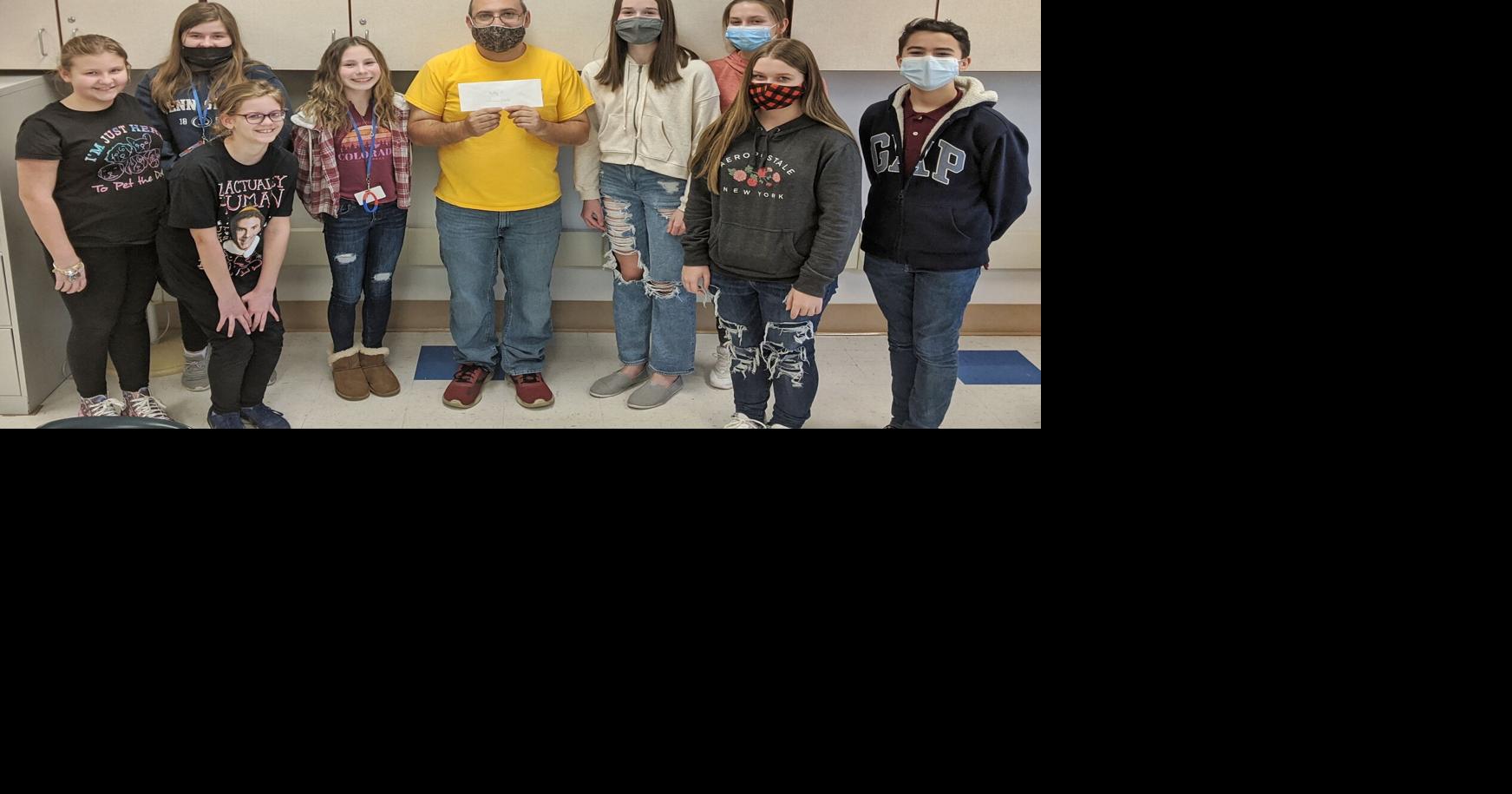 Kane Area Middle School Council Donates to the Lions Club ...