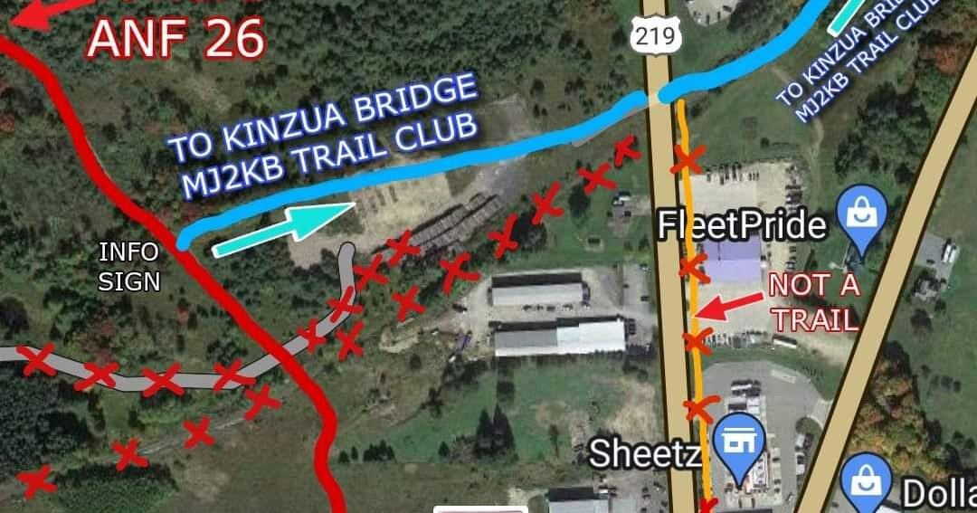 Winter activities on the MJ2KB section of the Knox & Kane Rail Trail ...