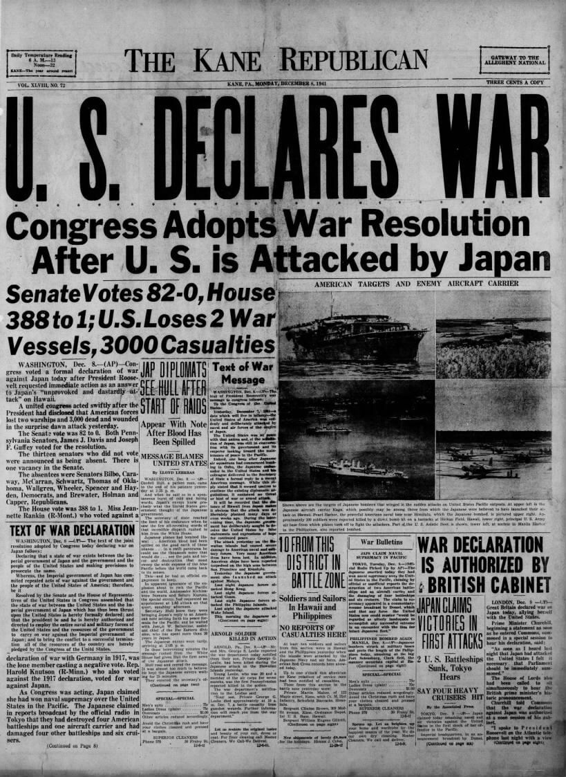 Remembering Pearl Harbor and WW II 84 years later | News ...