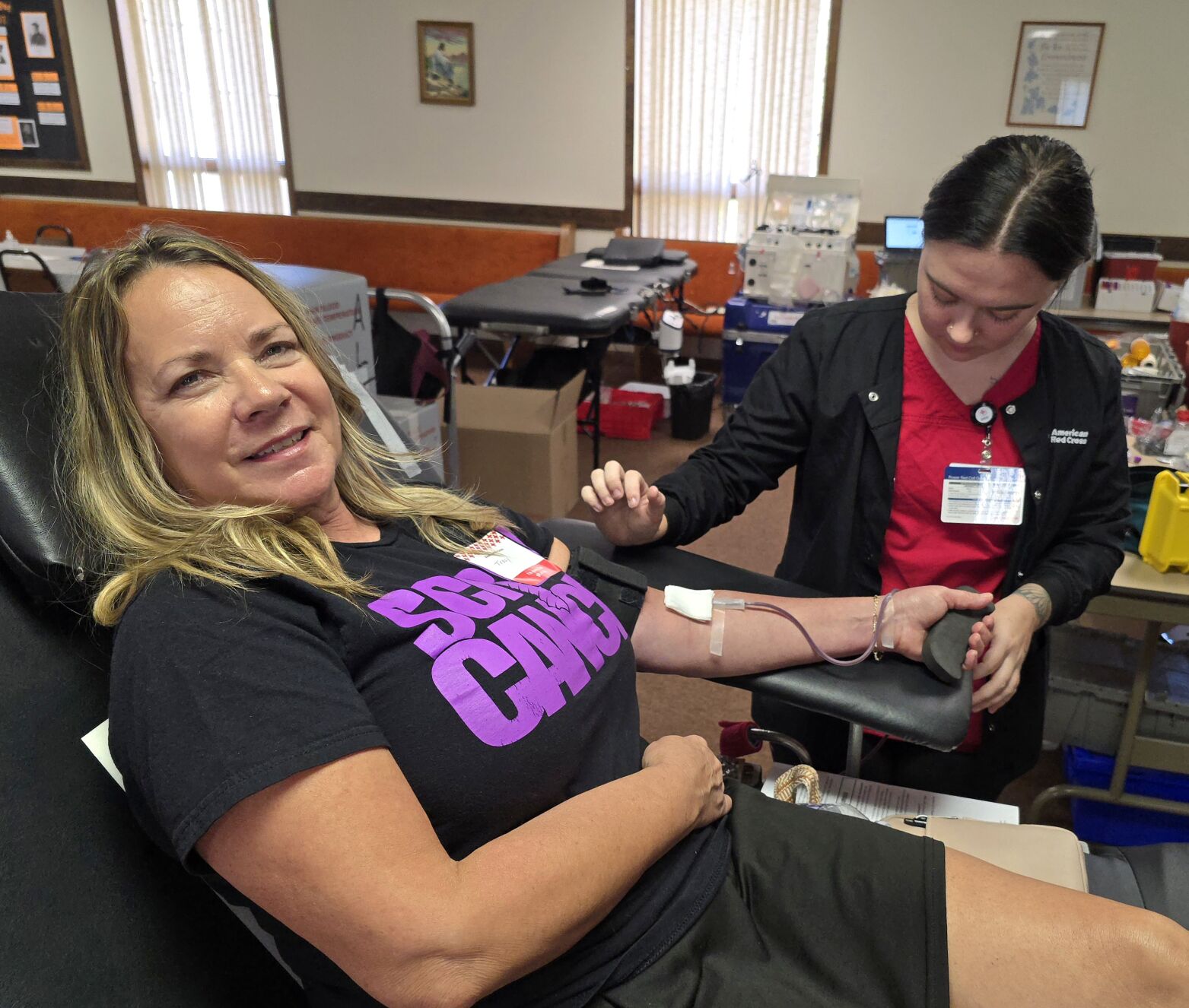 "One pint saves three lives": Kane donor Tracey Benson shared why she ...