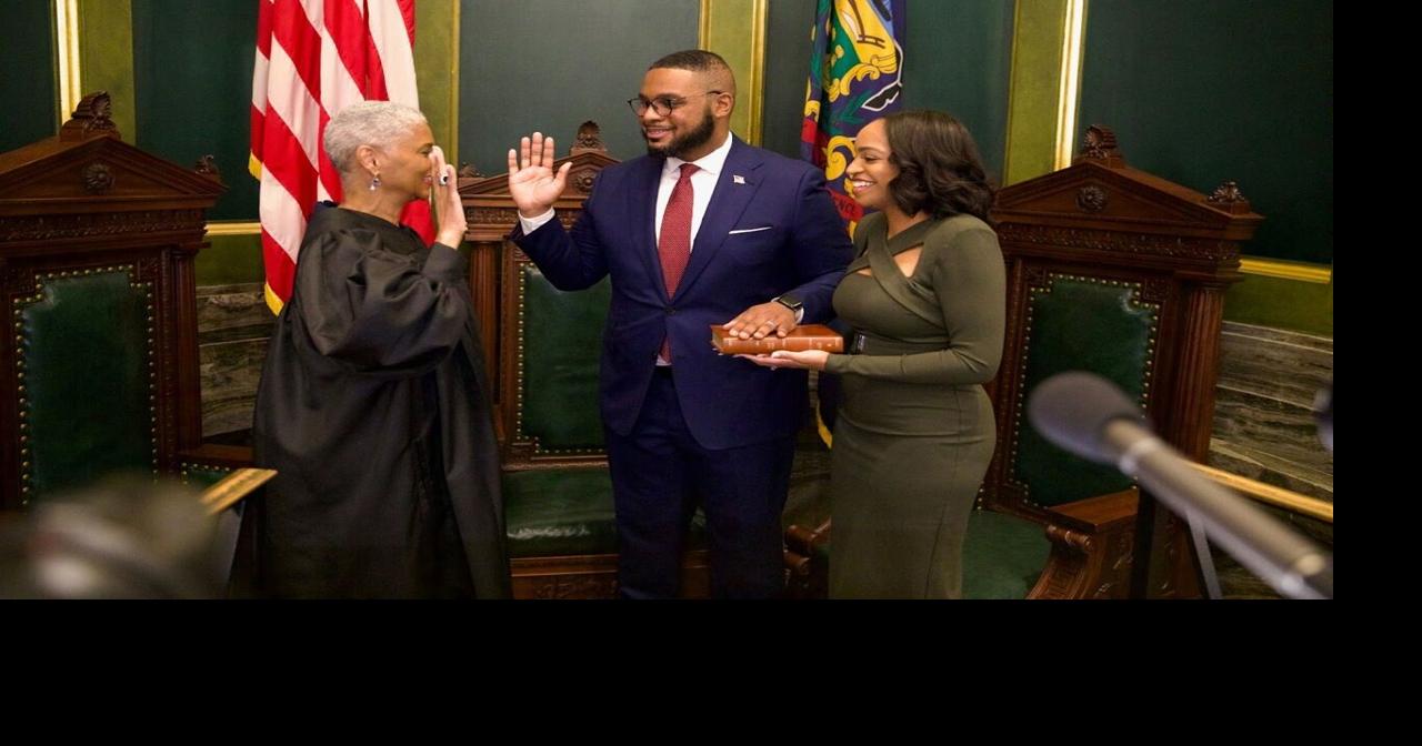 Austin Davis sworn in as Pennsylvania’s First Black Lieutenant Governor ...