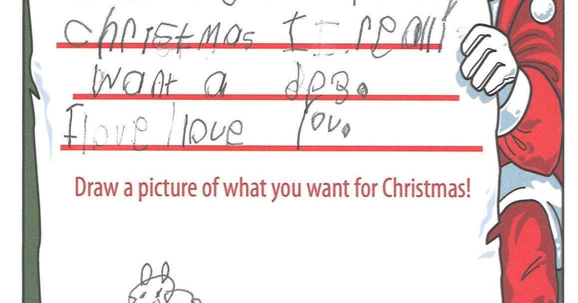 Pat Carney Elementary School - Letters To Santa 2024 | Special Sections ...