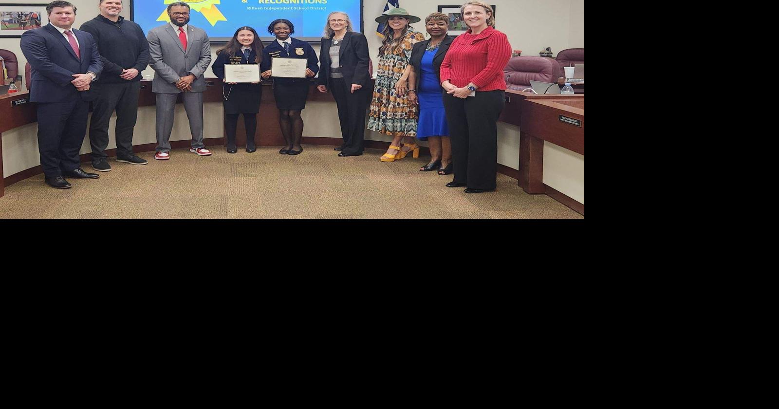 KISD school board honors students and staff | Local News | kdhnews.com