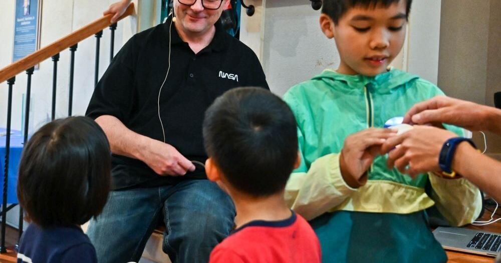 Psyched about syzygy: NASA ambassador talks about space during Bell ...