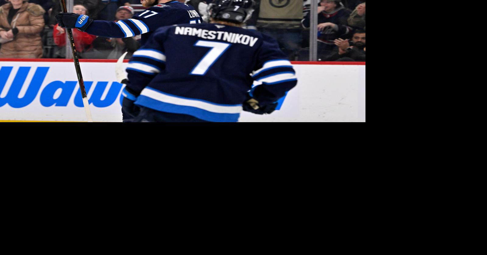 Lowry, Connor each have goal and assist as Jets beat Islanders 5-4 for ...