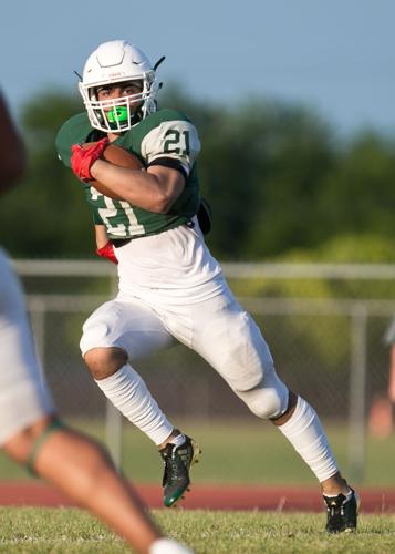 FOOTBALL: Green and White teams play to 14-14 tie in Ellison spring ...