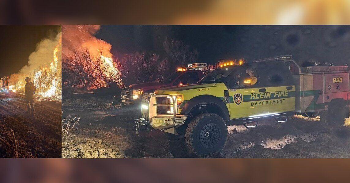 Klein Fire Department aids in containing Canadian River Fire now at 100 ...