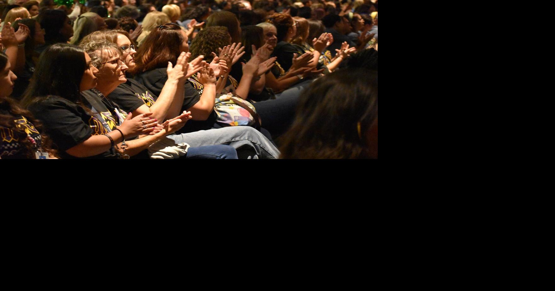 Teachers, staff packed Mayborn Civic and Convention Center to celebrate ...