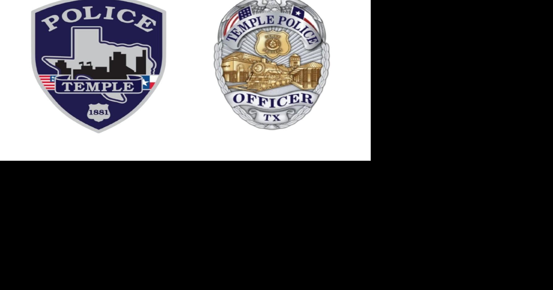 Temple strong: New police badges, patches reflect city’s railroad ...