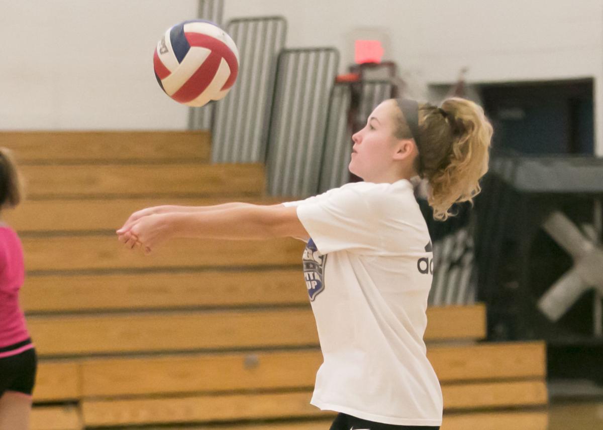 Daughter of Knights coach gives Heights VB camp familiar feel | Harker ...