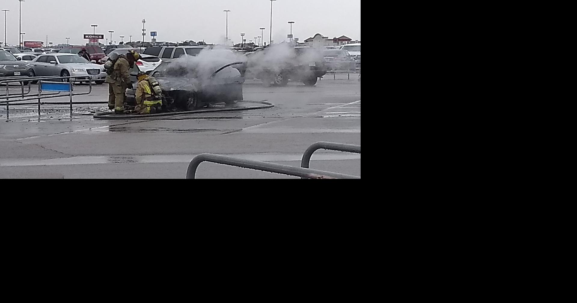 KFD puts out car fire in Walmart parking lot | Local News | kdhnews.com