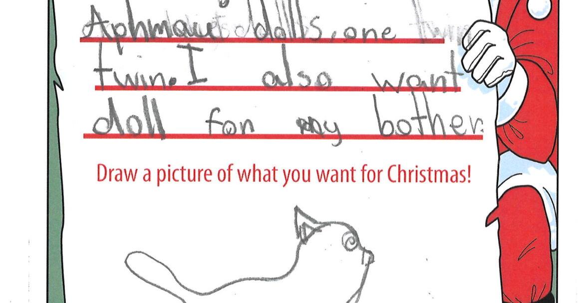 Pat Carney Elementary - Letters To Santa 2023 | Special Sections ...