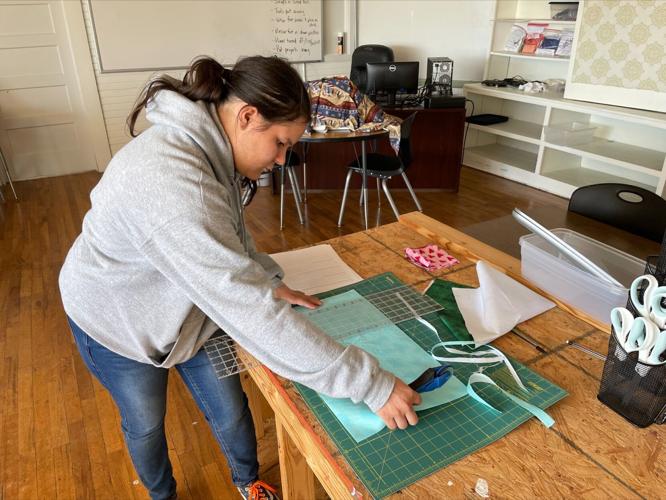 Crossroads high School students learn life skills through sewing ...