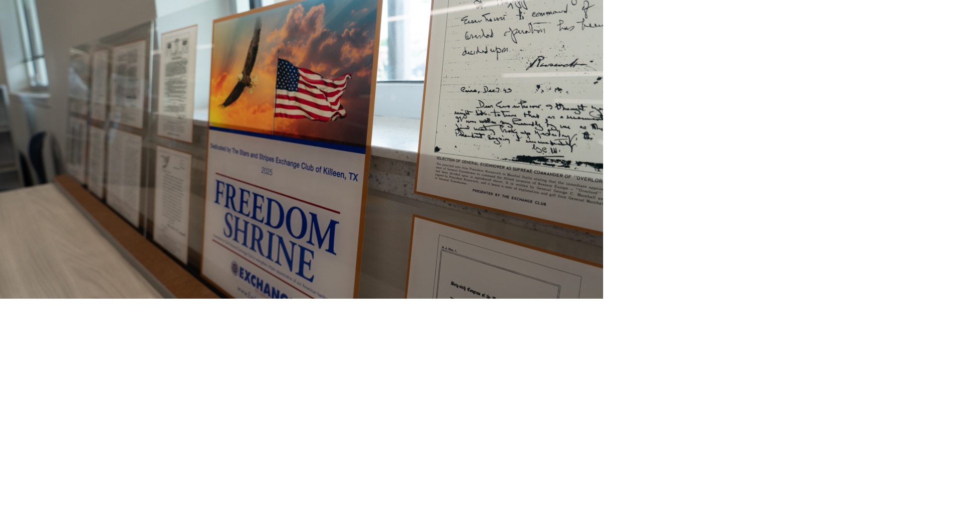 Maude Moore Wood Elementary presented with Freedom Shrine | Education ...