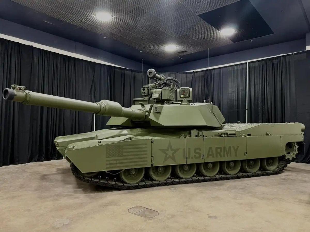 U.S. Army unveils early Abrams prototype at North American ...