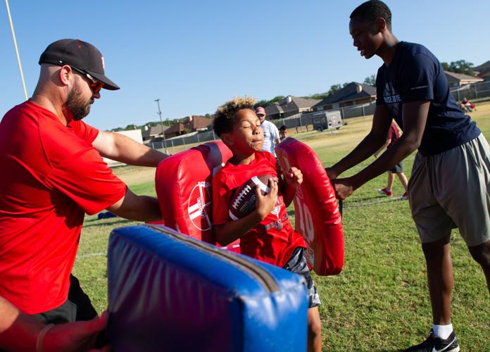 Heights football camp draws 100 participants | Harker Heights | kdhnews.com