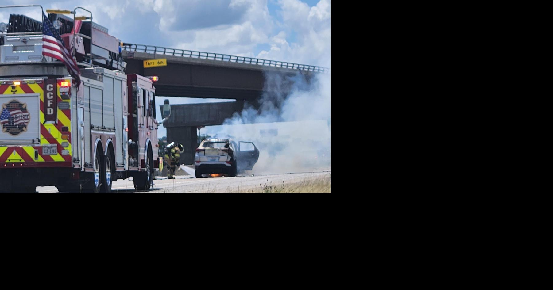 Car engulfed in fire outside of Cove | Copperas Cove Herald | kdhnews.com