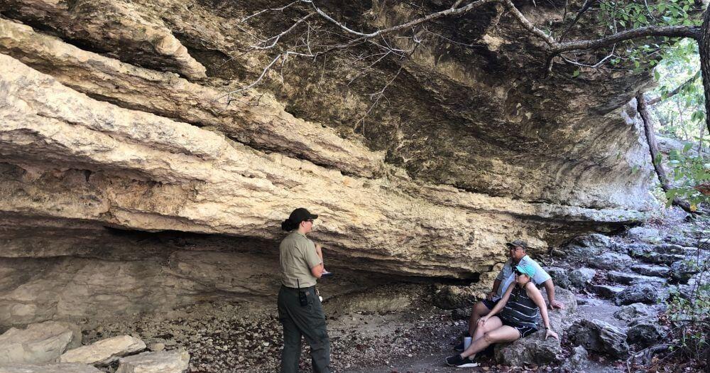 Tonkawa Cave talk: Mother Neff State Park visitors get lessons in ...