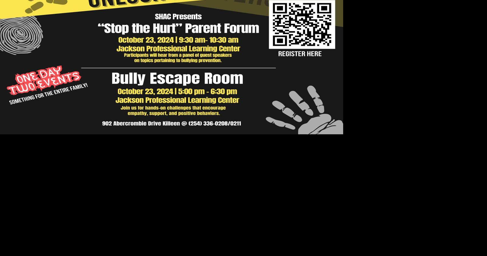 Killeen ISD hosting bully prevention event; including ‘Bully Escape ...