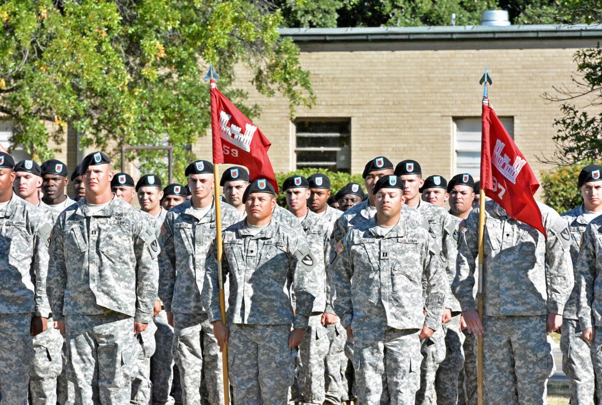 36th Engineer Brigade cases colors for West Africa deployment ...