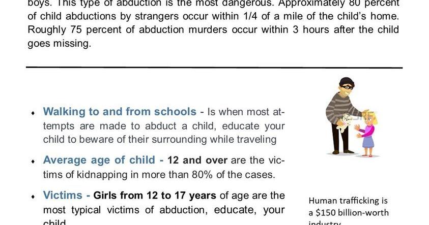 Killeen police share tips on how to prevent child abductions | Crime ...