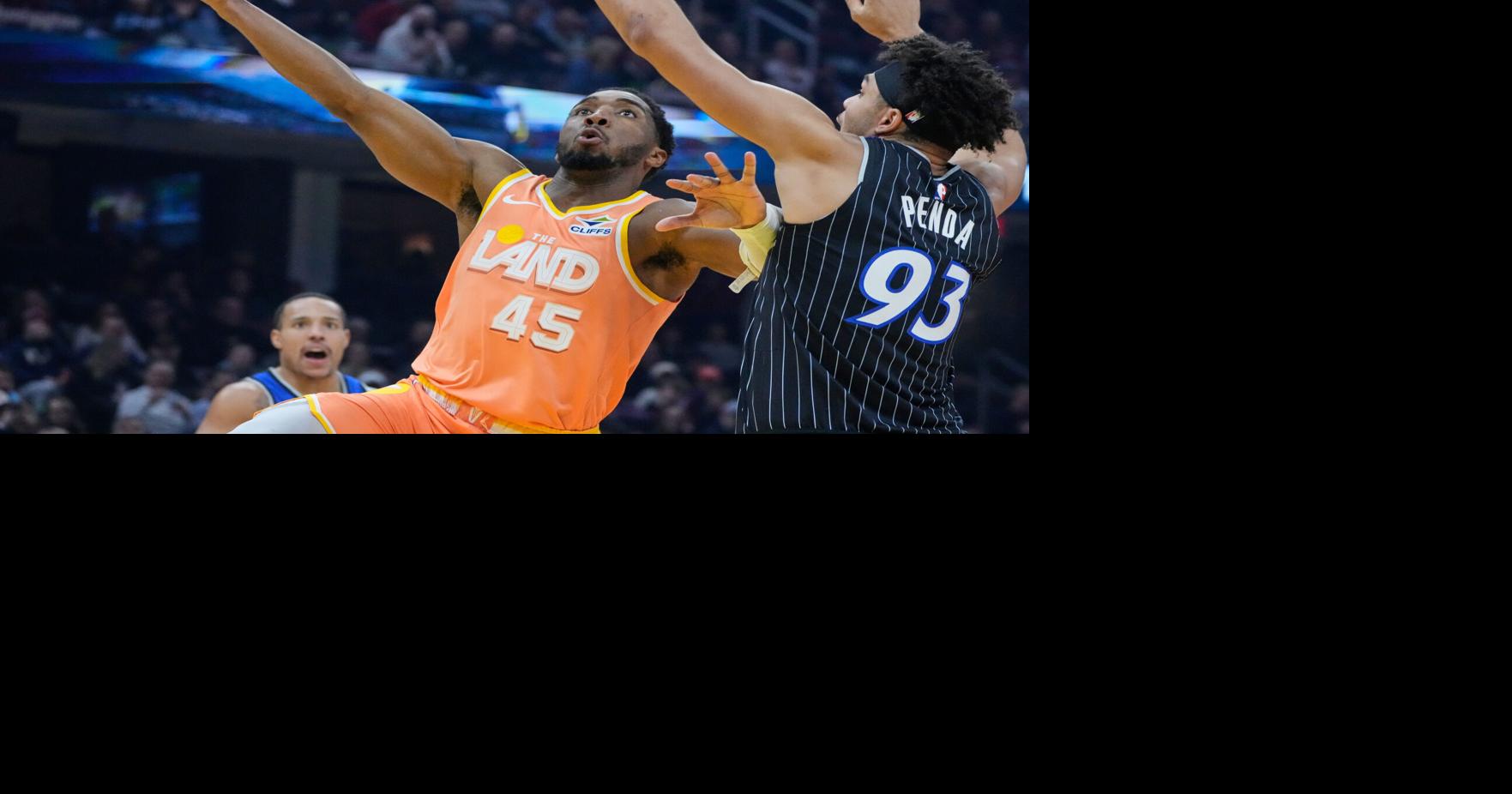 Mitchell scores 45 as Cavaliers beat Magic 114-98 for 4th straight win ...